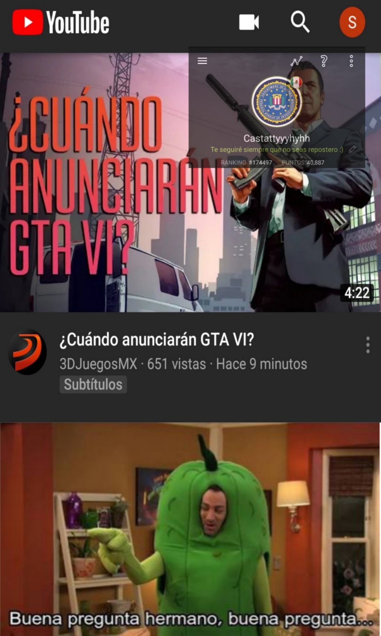 Buena pregunta - Meme subido por Castattyyyhyhh :) Memedroid