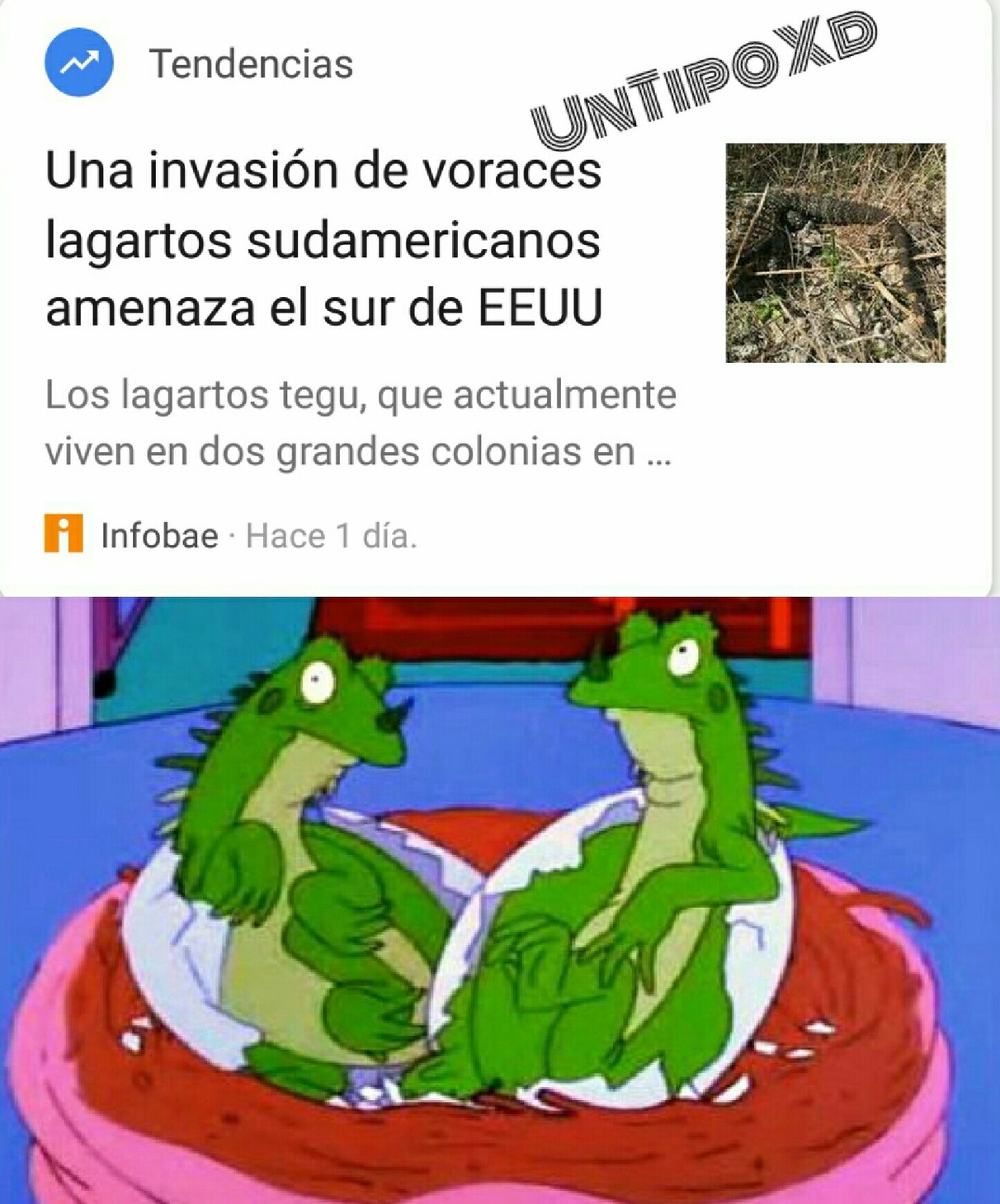 Bart Junior y Pequeño Pio - Meme subido por UnTipoXd :) Memedroid