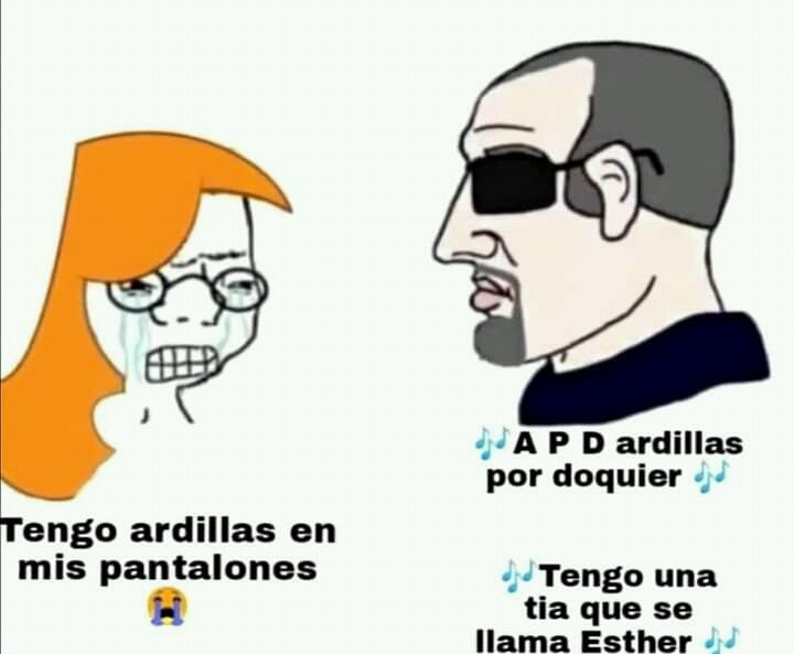 Ven mas cerca y mirame bailar... APD - Meme subido por Andres_El_Chad ...