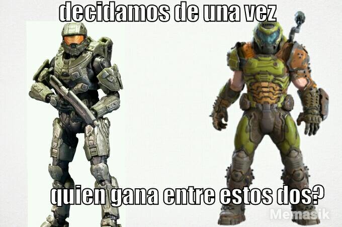 Máster chief o doomguy quien gana? - Meme subido por LordX_momazos ...