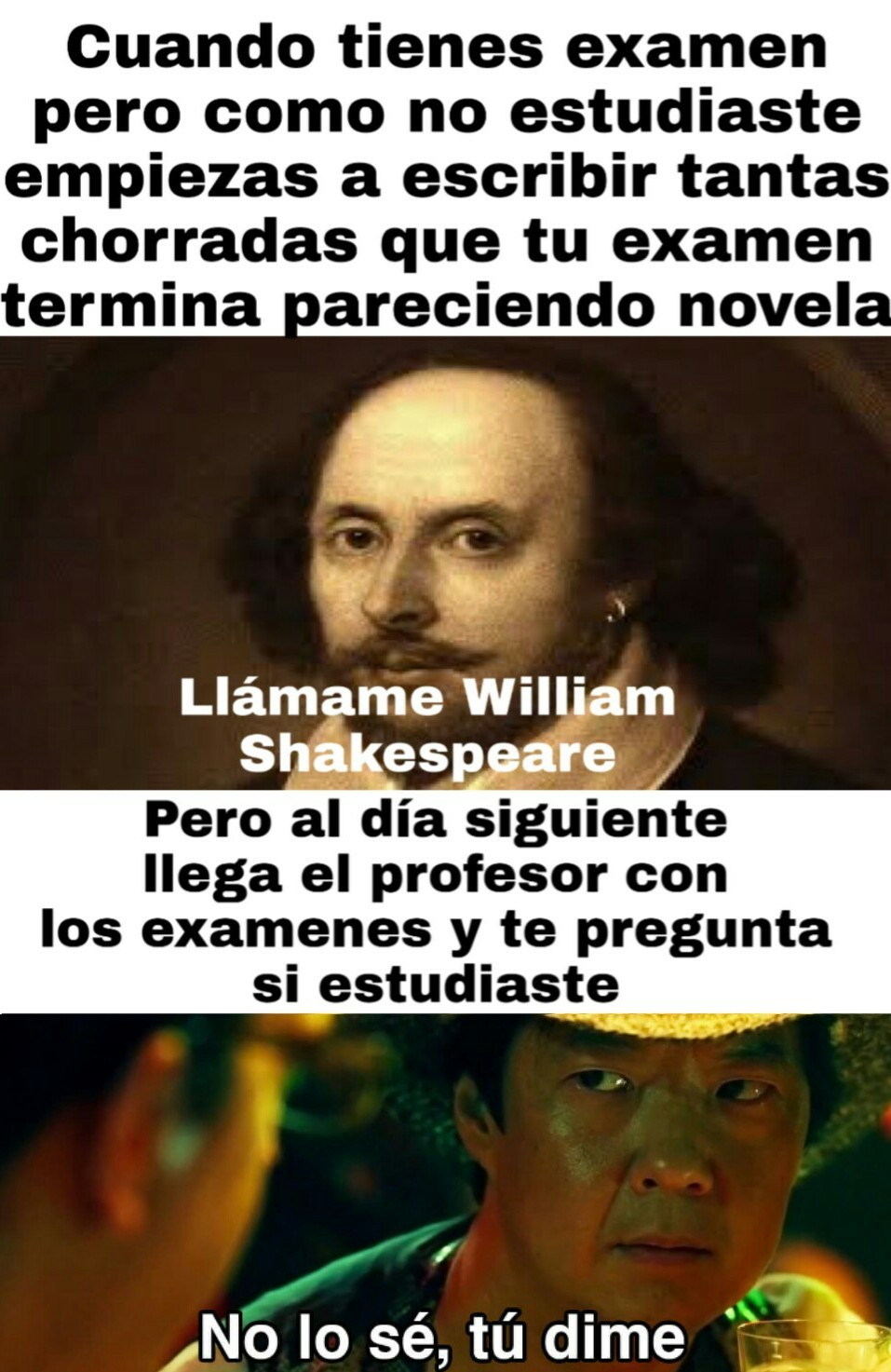 Cuando apruebas porque al profesor le da pereza leer todo lo que ...