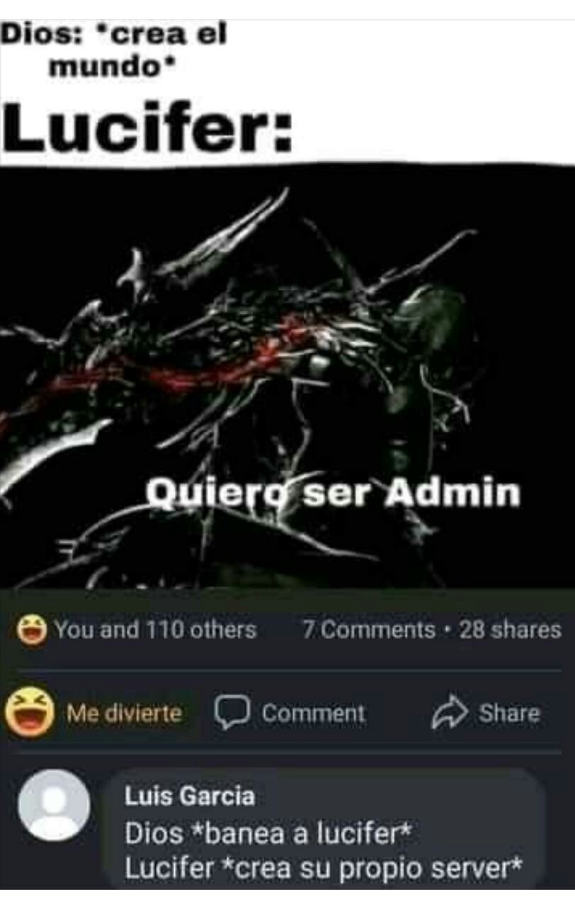 Quiero ser admin - Meme subido por Liam619pro :) Memedroid