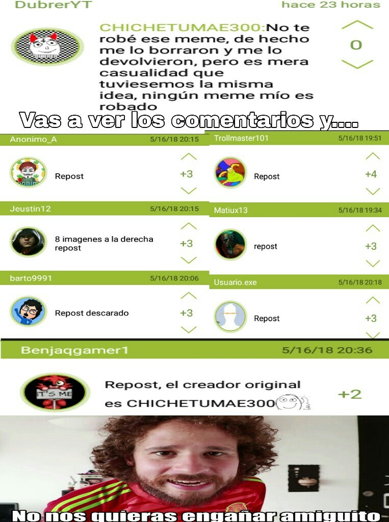 Salseo >:D - Meme subido por CHICHETUMAE300 :) Memedroid