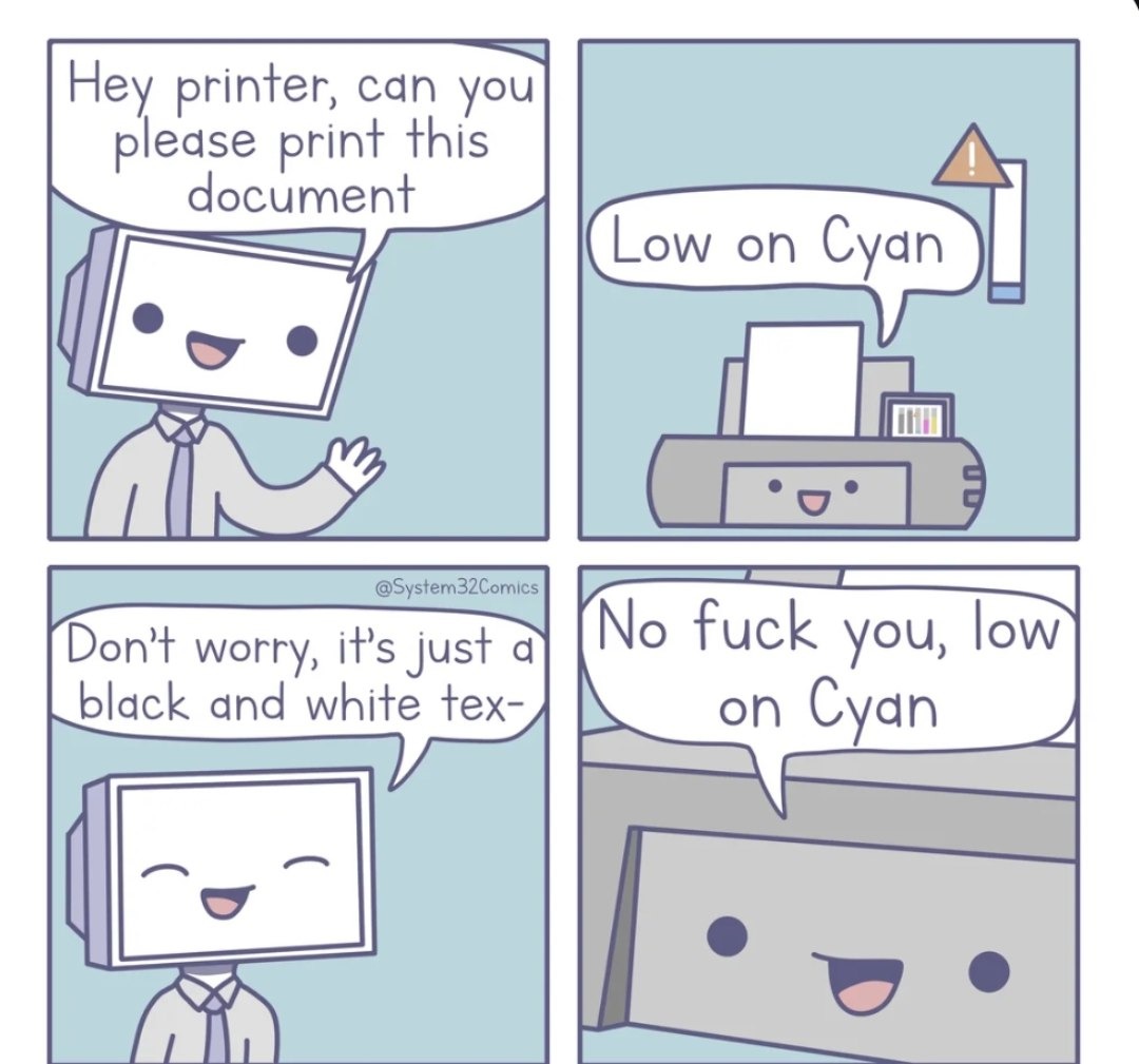 The best Printer memes :) Memedroid