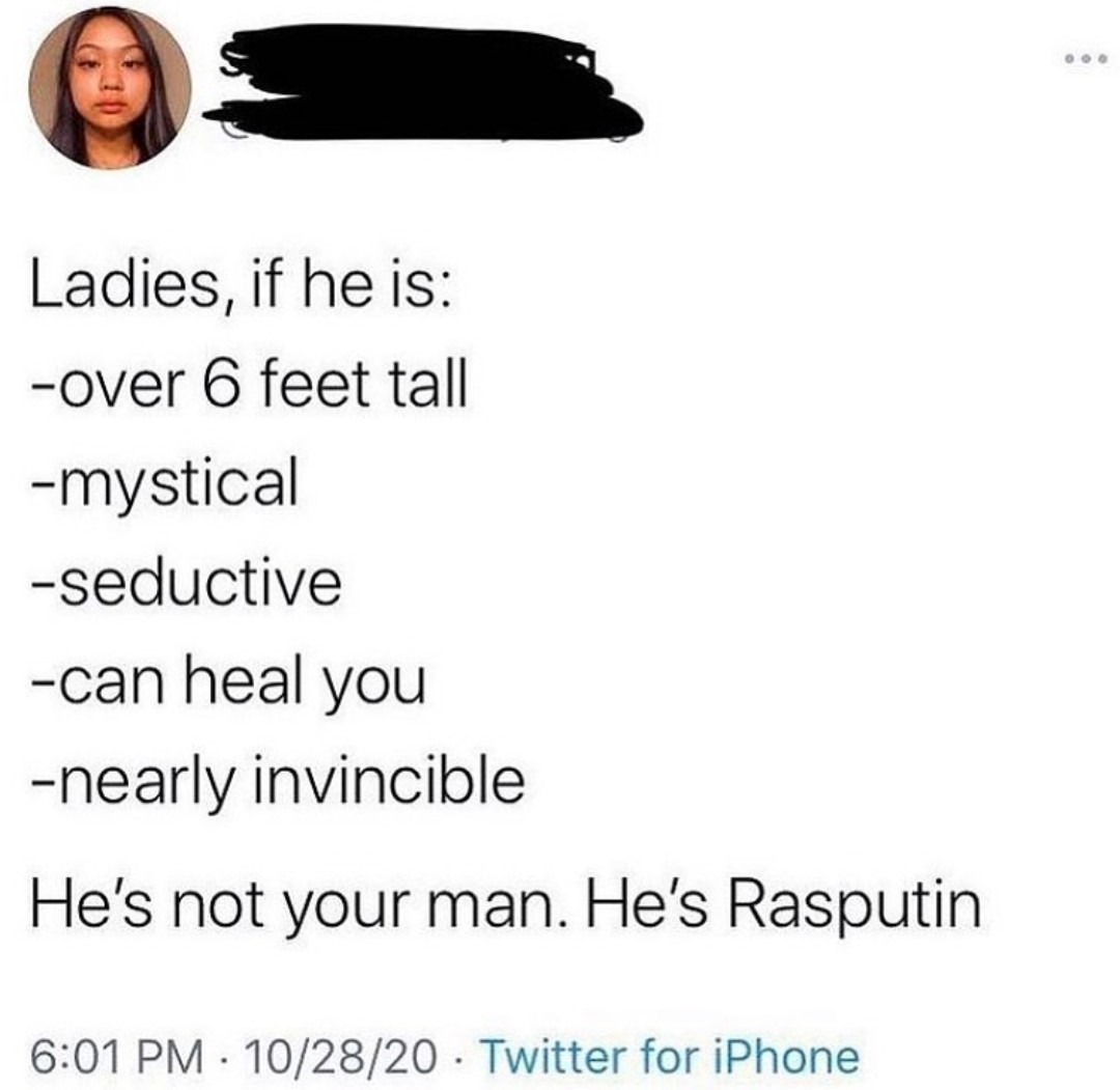 Rasputin - Meme by BobSAGGIT :) Memedroid