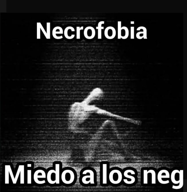 Necrofobia - Meme subido por ZR_De_Memedroid. :) Memedroid