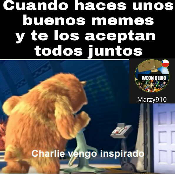 Ando inspirado charly - Meme subido por Marzy910 :) Memedroid