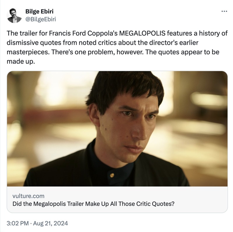 The best Megalopolis memes :) Memedroid