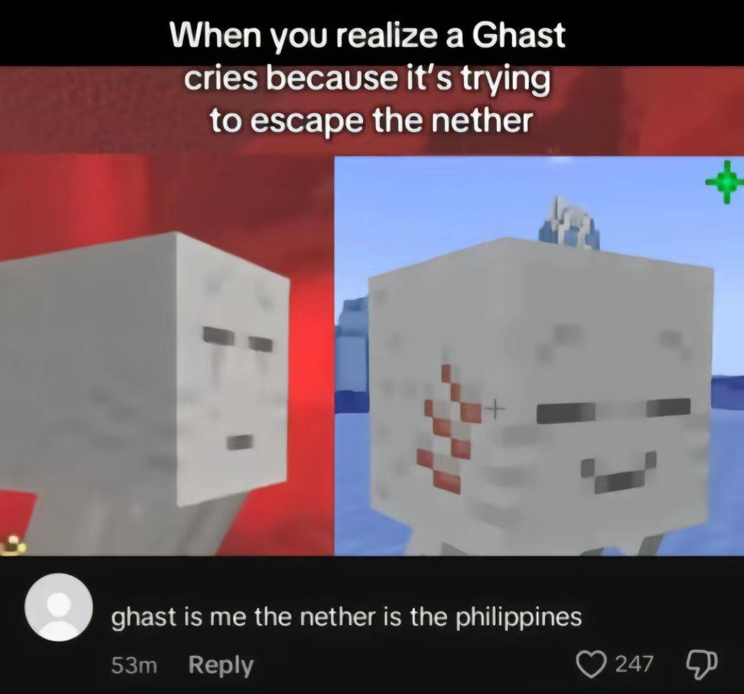 Minecraft Ghast Memes Tomorrow We'll Summon This... Sticky