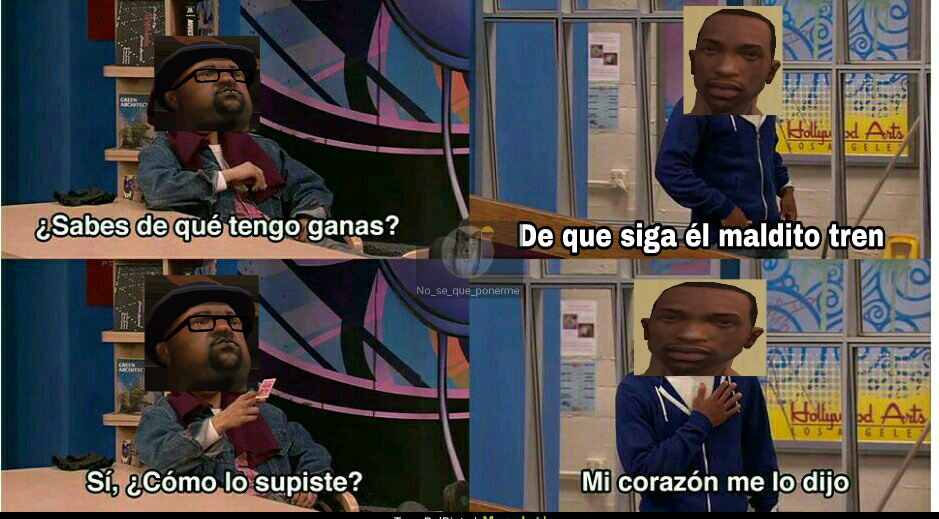 Solo tenias que seguir el maldito tren, cj - Meme subido por No_se_que ...