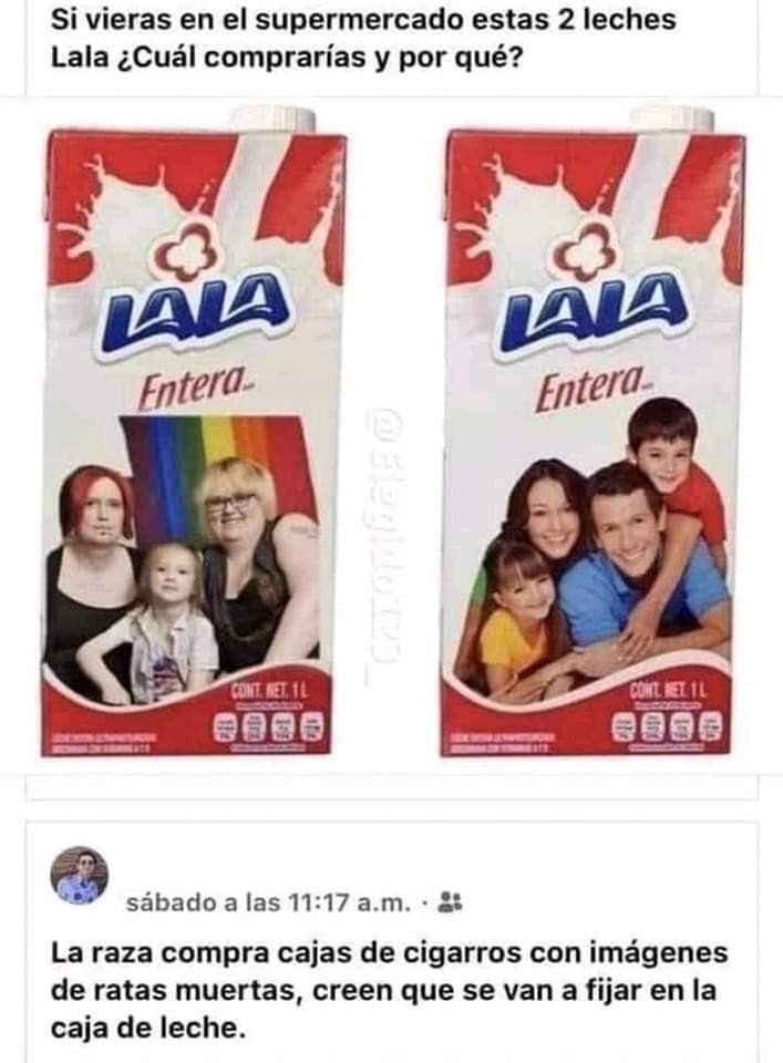 Memes de publicidad, cajas con familias felices, familias extrañas ...