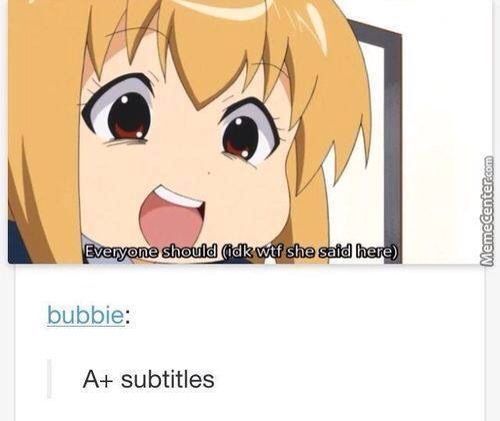 Subtitles ftw - Meme subido por Cold-Solid :) Memedroid