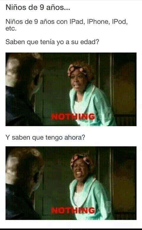 Nothing = Nada - Meme subido por _Esti_ :) Memedroid