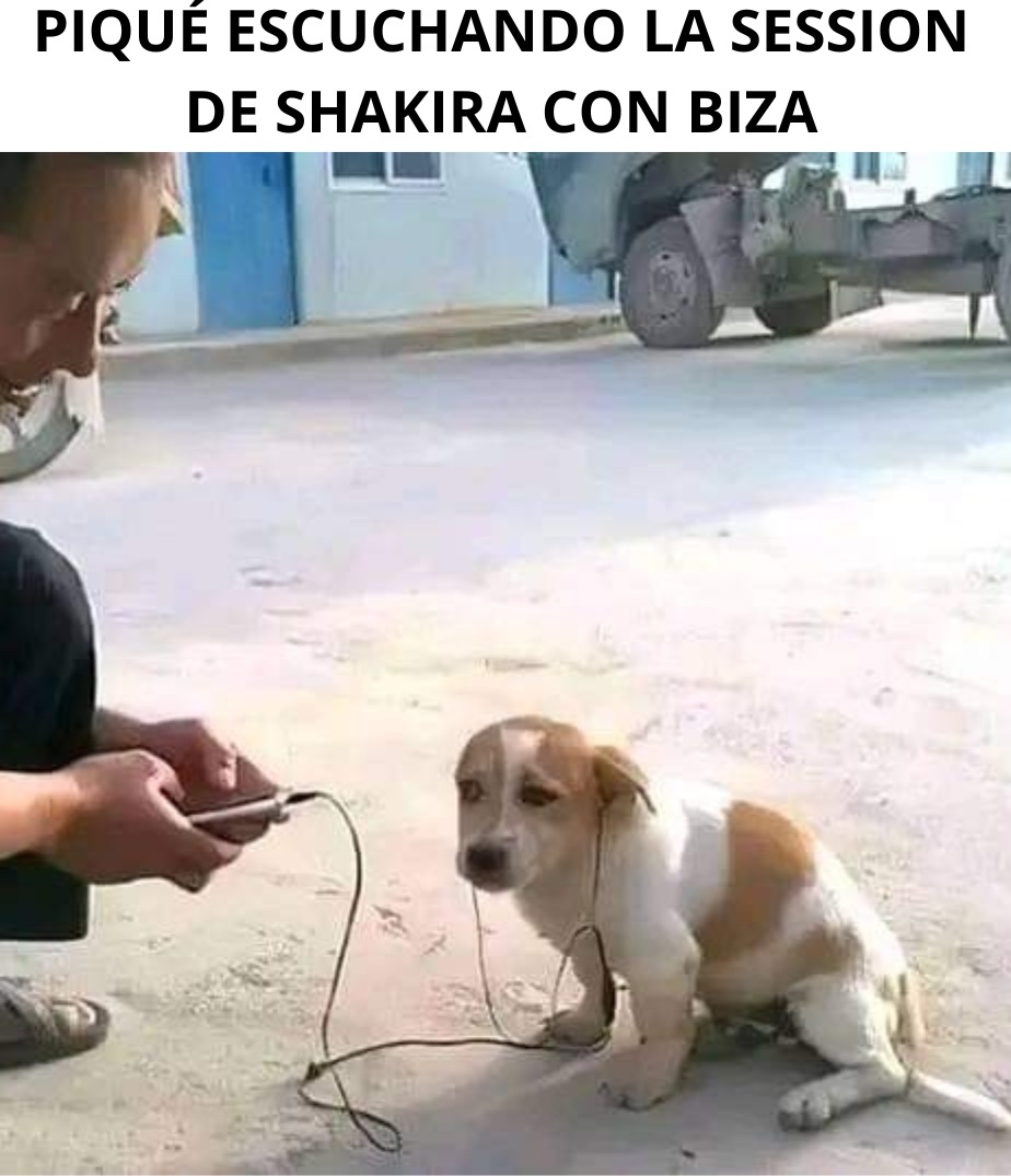 Meme de piqué escuchando la session de Shakira con Bizarrap - Meme ...