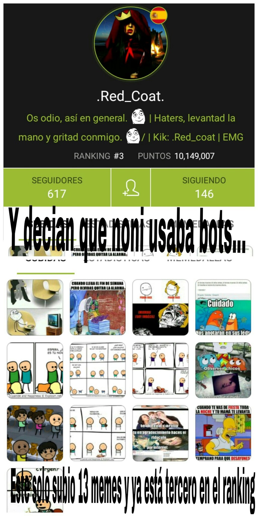 Bots detected!!! - Meme subido por rodrigoljlc :) Memedroid