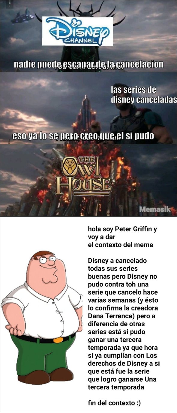 La única animación que se salvó de la cancelación - Meme by Alex1737 ...