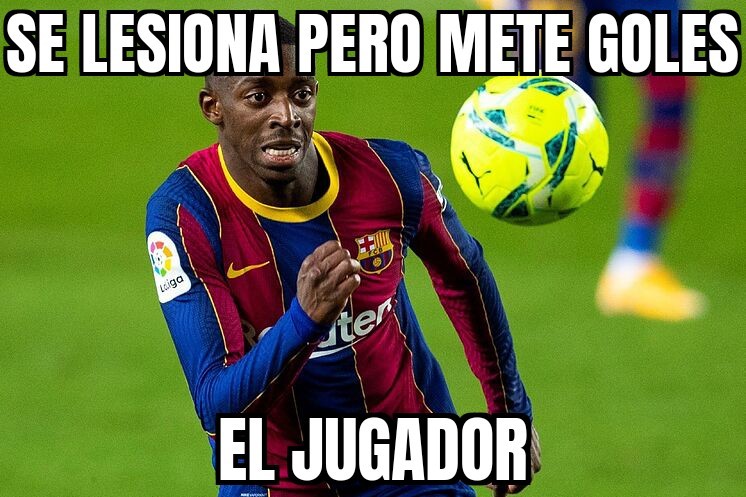 Dembélé: - Meme subido por the_erikaso :) Memedroid