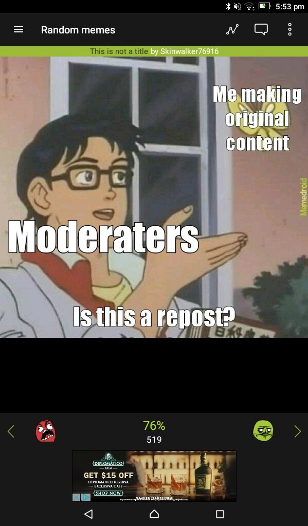 Memedroid - The best site to see, rate and share funny memes and pics!