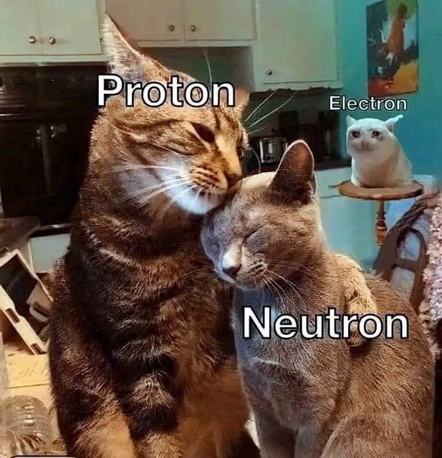 Meme científicio del amor. Tu eres el electron - Meme subido por ...