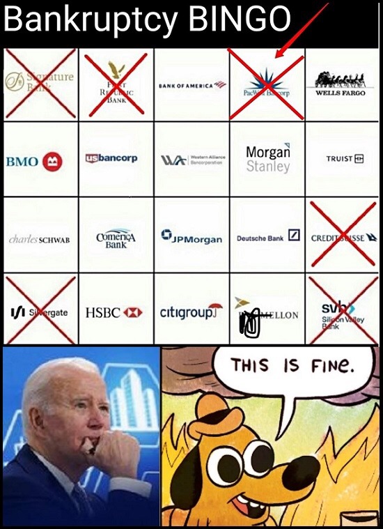 Bank Bingo (managed decline) - Meme subido por Bloodnut187 :) Memedroid