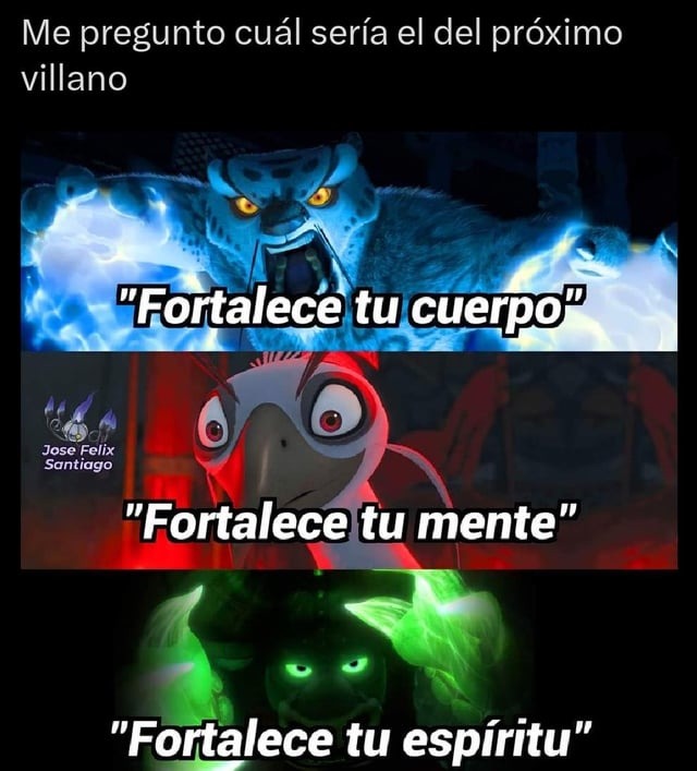 Apuestas para el próximo villano de Kung Fu Panda - Meme subido por ...