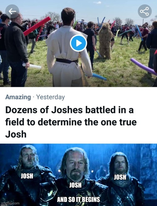 Lord of the Josh - Meme subido por YaBoiSkinnyPenis :) Memedroid