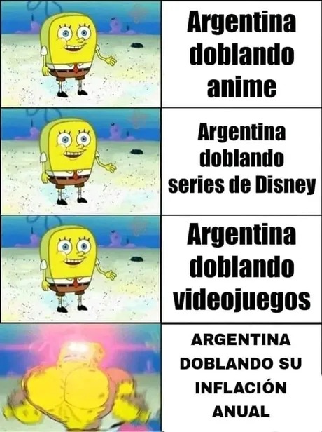 Argentina y su inflación - Meme subido por SAMUX.BOUZIT :) Memedroid