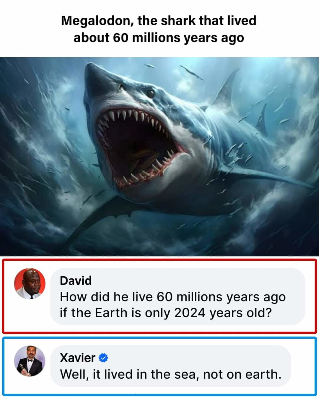 The best Megalodon memes :) Memedroid