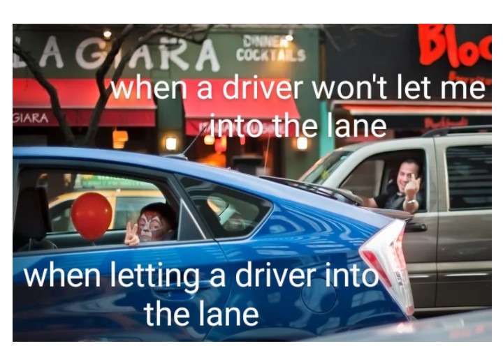2 sides of driving - Meme subido por EstebanVasquez :) Memedroid