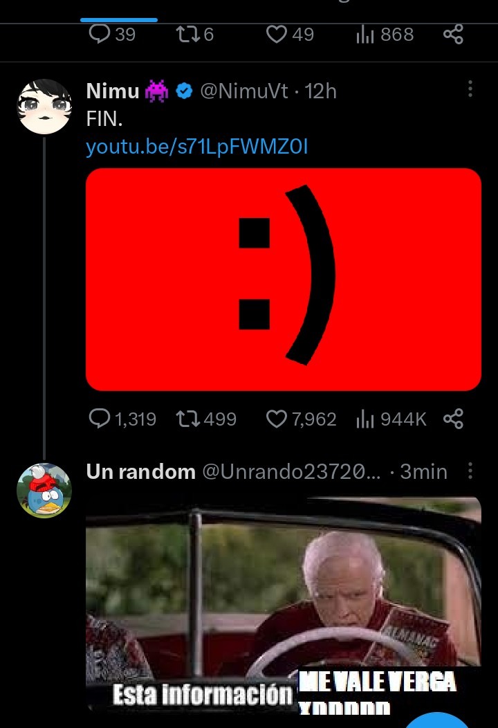Top memes de Nimu en español :) Memedroid