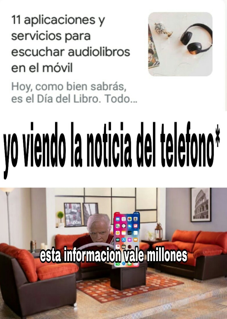 Este meme es un ejemplo de cuando alguien hace un meme de noticia asi ...