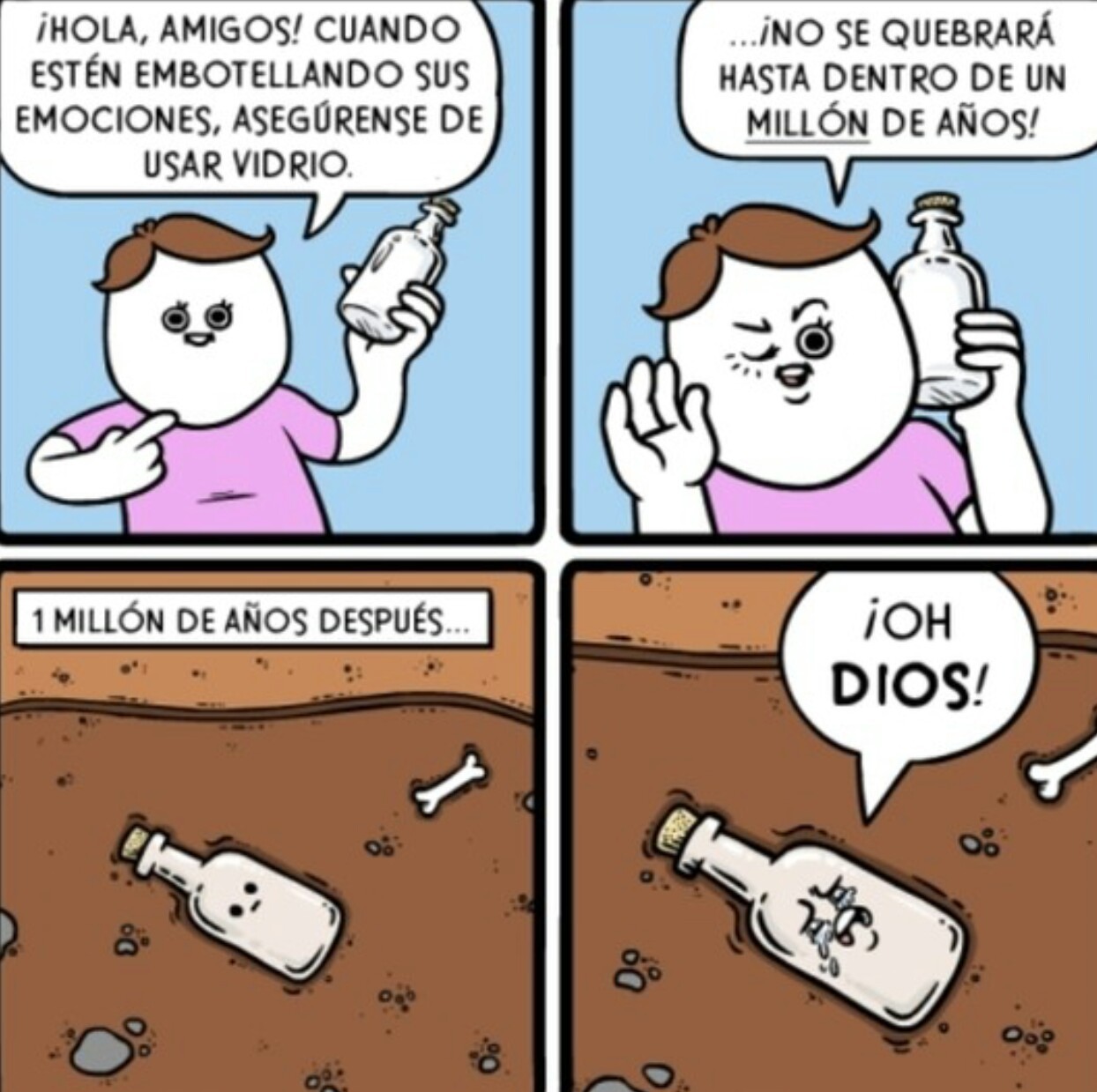 Pobre botella - Meme subido por Vestaken :) Memedroid