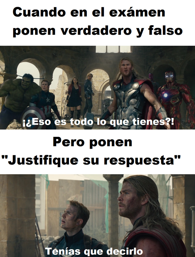Top memes de examen en español :) Memedroid
