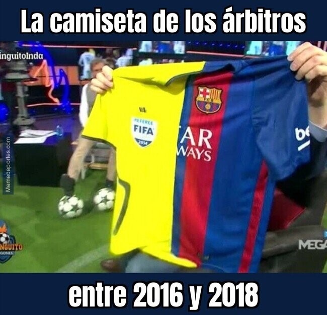 meme del barsa con la movida de los arbitros - Meme subido por umineko ...