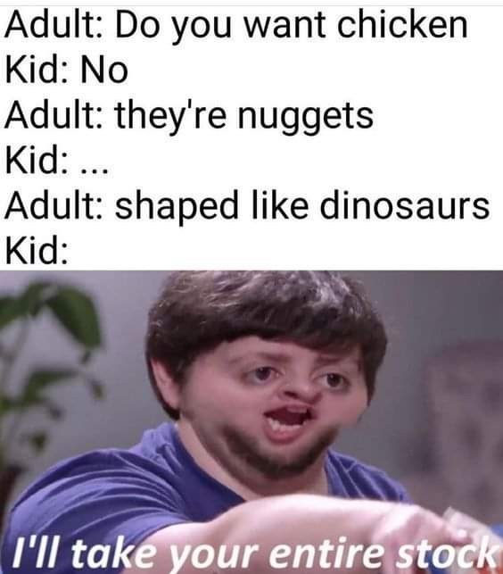 It's the dang breading that's delicious - Meme by audilover23 :) Memedroid