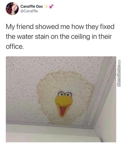 Fastest way to fix a ceiling - Meme by ahadsy5 :) Memedroid