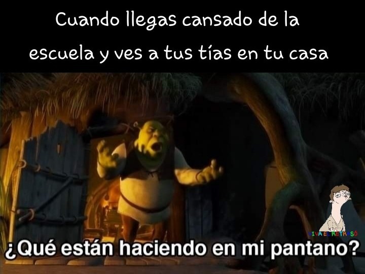 ¿Qué están haciendo en mi pantano? - Meme subido por UnWeyConRetraso ...