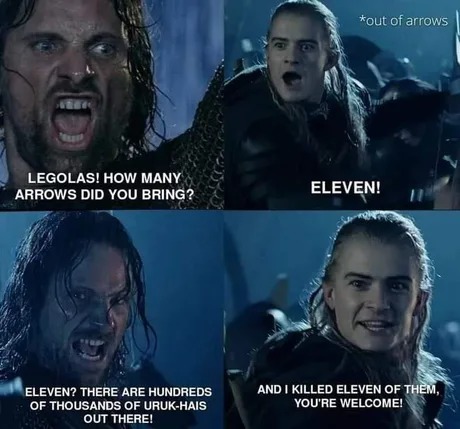 The best Legolas memes :) Memedroid