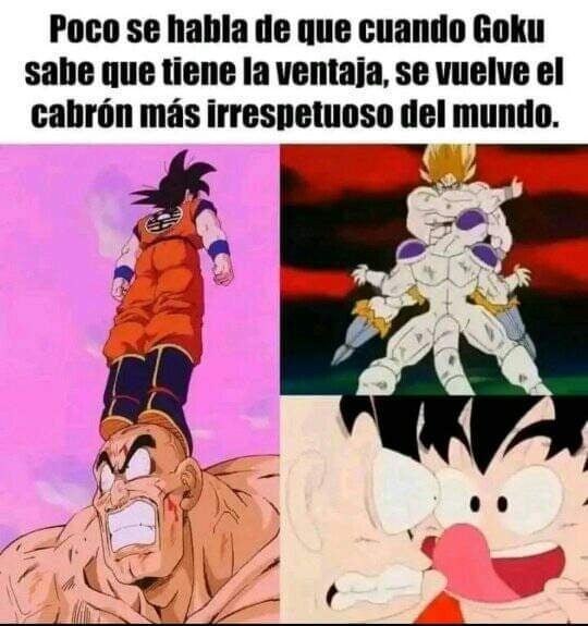 Meme de goku - Meme subido por MENAVK :) Memedroid