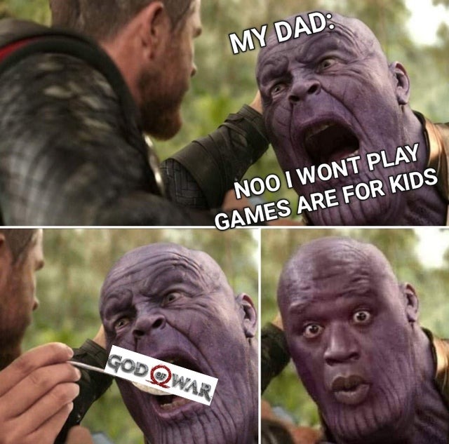 God of War is not a game for kids - Meme subido por KnightOfCydonia ...