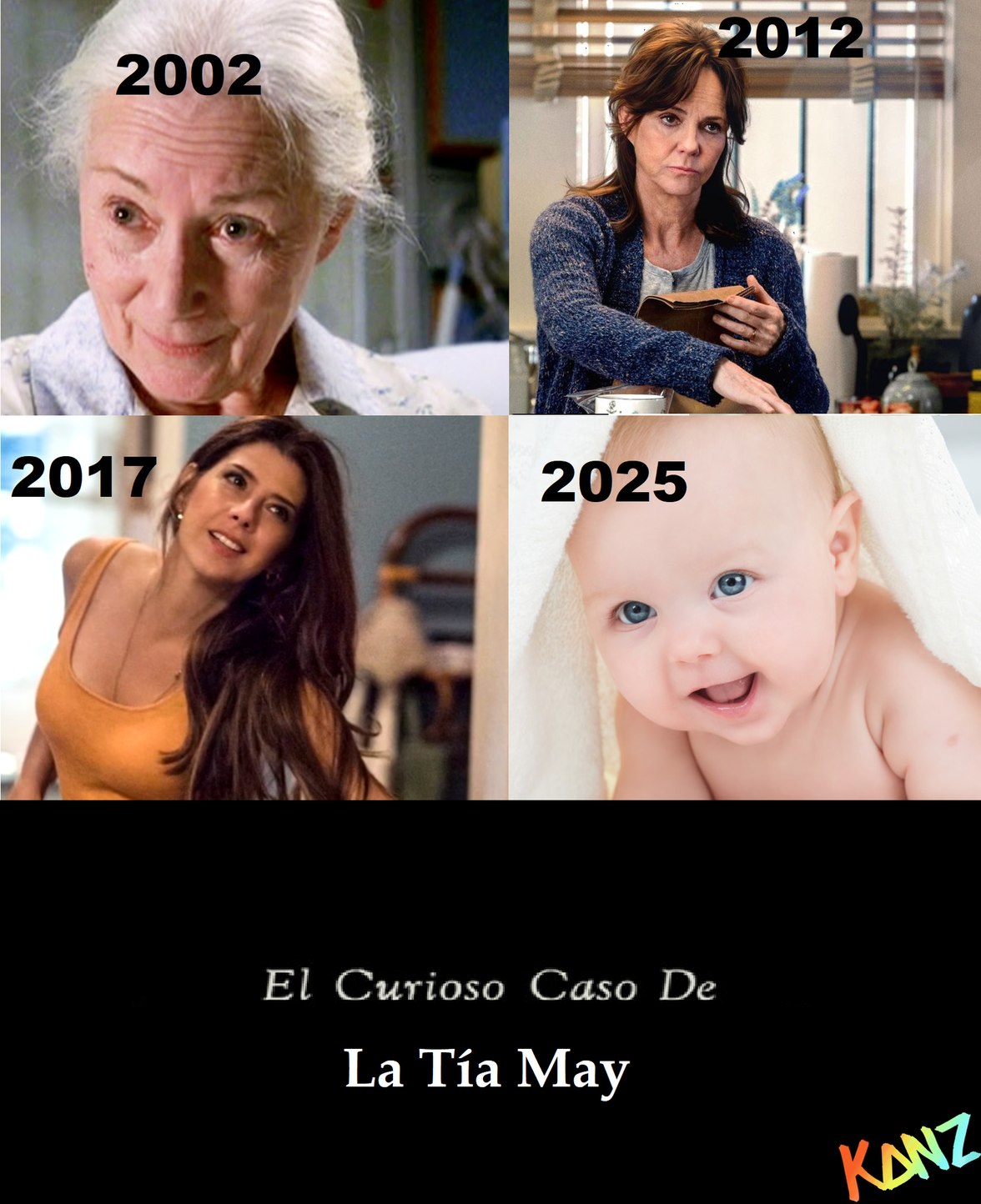 Evolución de la Tía May - Meme subido por Kanzito :) Memedroid