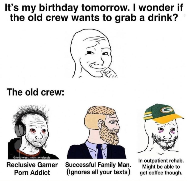 Happy birthday with the old squad - Meme by oceanapple :) Memedroid