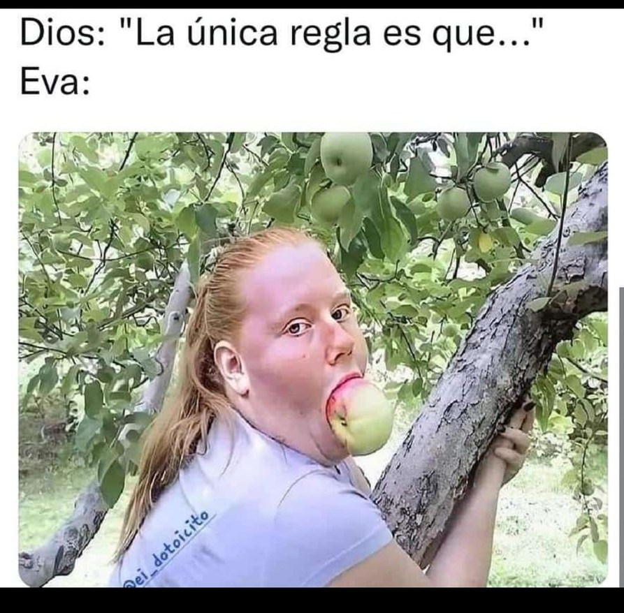 Memes de religión, Eva.... - Meme subido por wolschaldo :) Memedroid