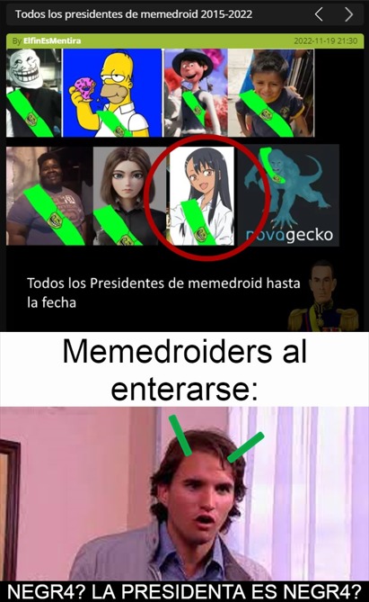 disquepresidente pendejo otaku acomplejado - Meme by licenciado ...