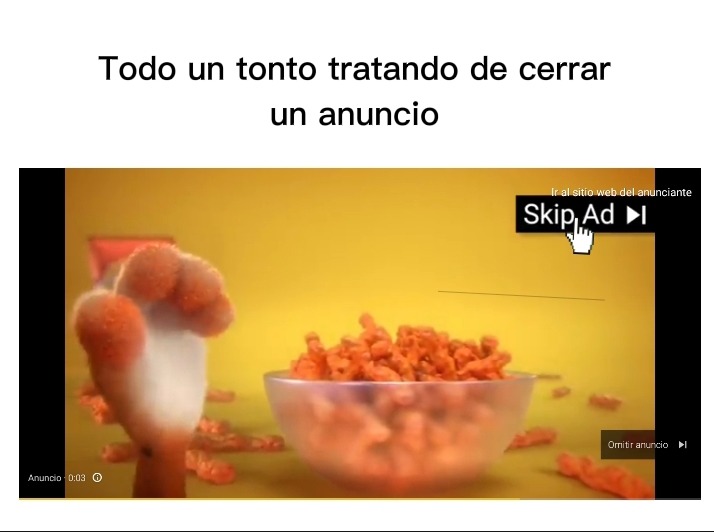 Mi hermanito cerrando un anuncio con otra opcion - Meme subido por ...
